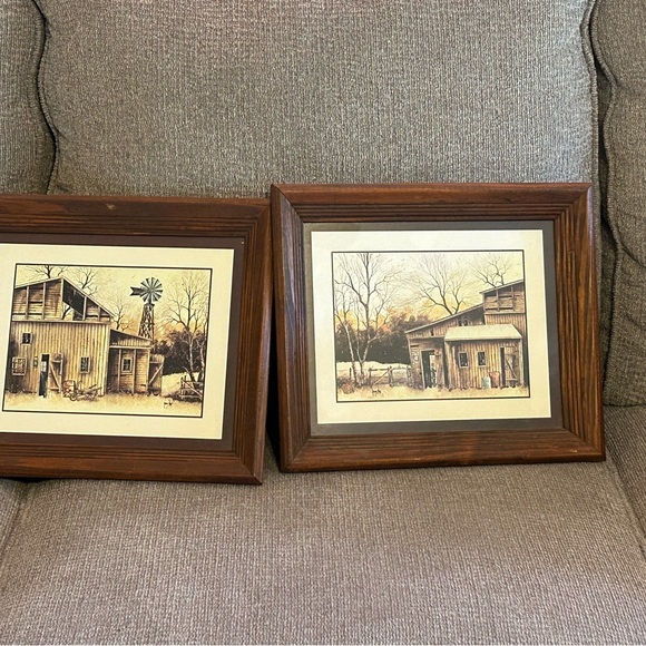 Wall Decor | Vintage Robert Nidy Barn Prints | Poshmark